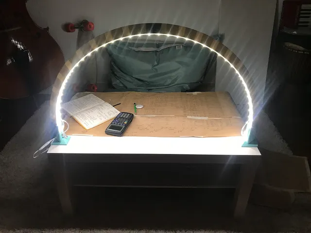 Easy Print LED Light Bridge / Arc by Andy D | Download free STL model ...