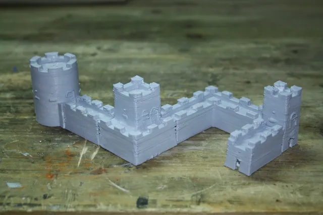 Make of Castle Wall for Modular Castle Playset by Starwhooper ...