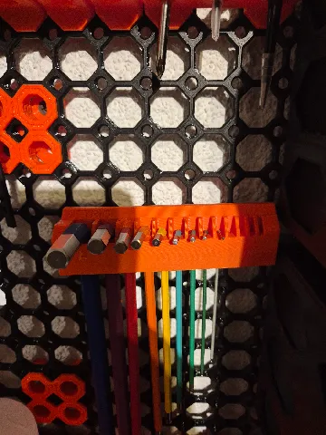 Multiboard Hex Key / Allen Wrench Holder (Metric) by FLX Factory | Download free STL model ...