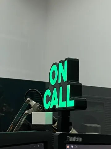 Sign ON CALL office by emazzarol | Download free STL model | Printables.com