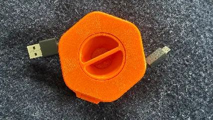 Portable Cable Organizer / Winder by squinn | Download free STL model ...