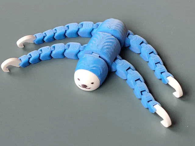 Flexi Sloth - Hook Claws for Hanging! by Printical | Download free STL ...
