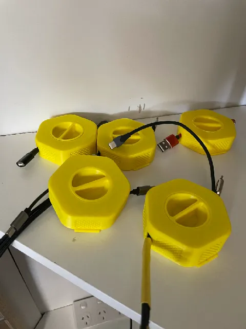 Make of Portable Cable Organizer / Winder by VaughnR | Download free ...