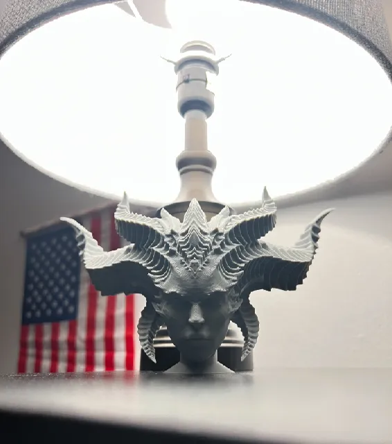 Make of Official Diablo IV Lilith Head Stand by bear | Download free ...