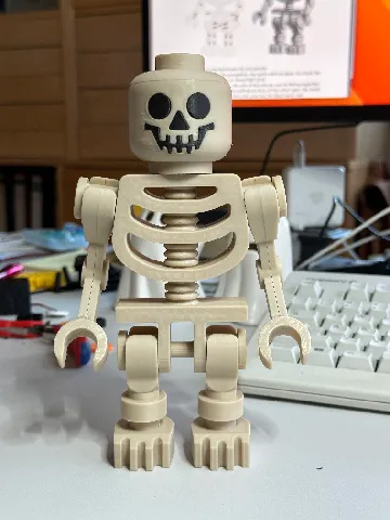 Mega Brick Skeleton (10:1 scale) by Julia Ebert | Download free STL ...