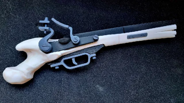 Pirate Bone Musket – Halloween Cosplay Prop by Rectangle | Download ...