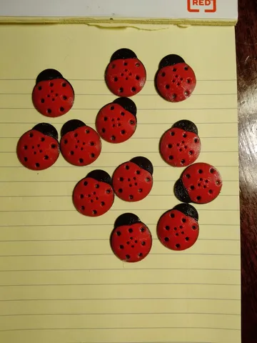 Ladybug Button by djedje_zr7 | Download free STL model | Printables.com