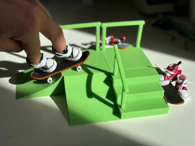 Fingerboard Skatepark Modular - Ramps, Rail and Stairs by eSeL ...