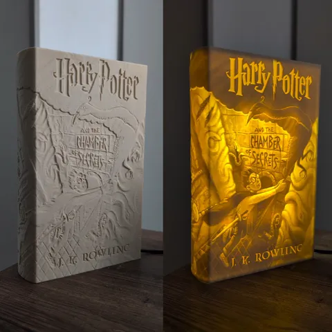 Lithophane Books (Harry Potter Book 2) by Measure Once Cut Twice ...