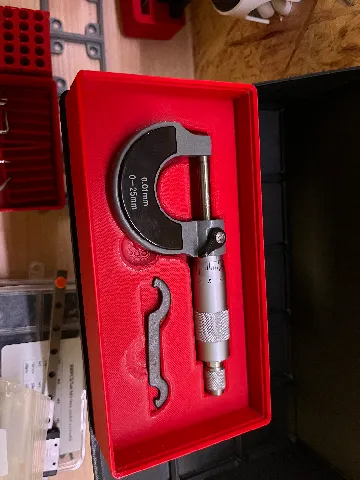 Tool Box Parametric Remix and Gridfinity Storage for Micrometer by ...