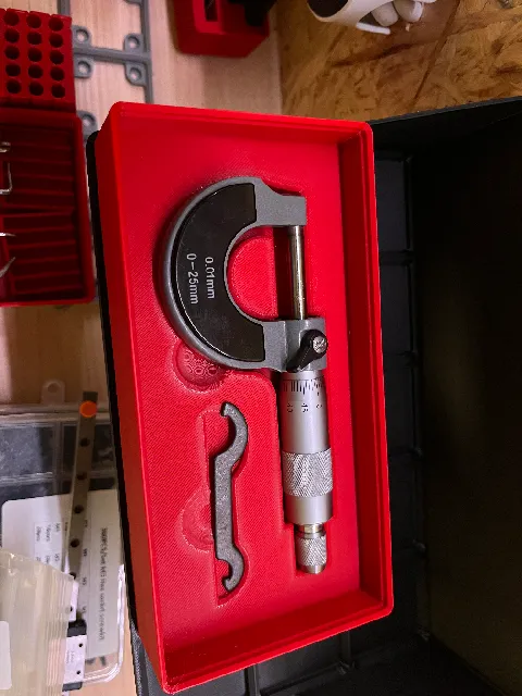 Make of Tool Box Parametric Remix and Gridfinity Storage for Micrometer ...