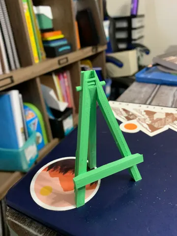 Mini Easel (print in place) by SplendidMouse | Download free STL model ...