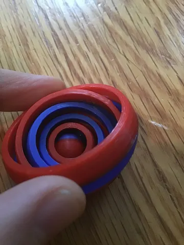 Small Rotating Rings Fidget Toy by Oregongeek | Download free STL model ...