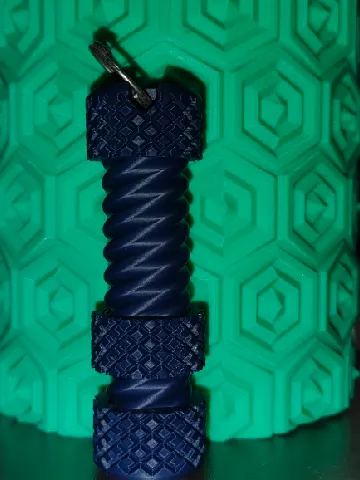 Knurled Fidget Bolt Keychain by ThinAir3D | Download free STL model ...