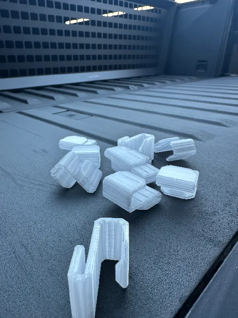 Make of Cybertruck MOLLE panel hook by Feartoy | Download free STL ...