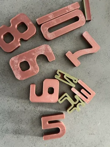 Proportional Number Blocks + Storage Case by 3DxDT | Download free STL ...