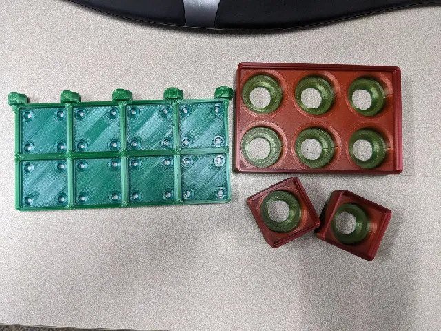 Make of Gridfinity Stackable Citadel Paint Pot Storage by sirdirk | Download free STL model ...