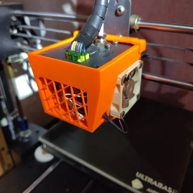 Make of Anycubic i3 mega Hotend fan box (also Mega-S, Mega-X, Full ...