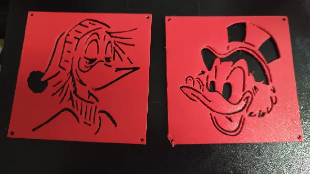 Make of Disney characters stencil - Uncle Scrooge by tik_tak_cz ...