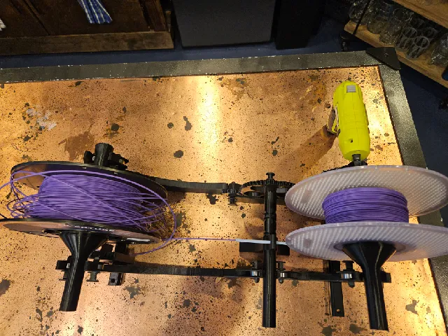 Make of Pastamatic - Filament Spool Winder for Bambu Lab X1C/P1P AMS ...