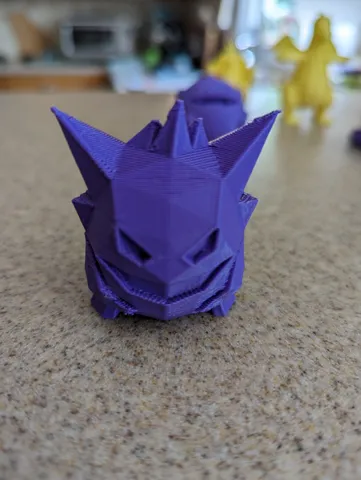 Low Poly Gengar Pokemon by AndyBarts | Download free STL model ...