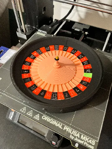 Roulette Wheel by pcwzrd13 | Download free STL model | Printables.com
