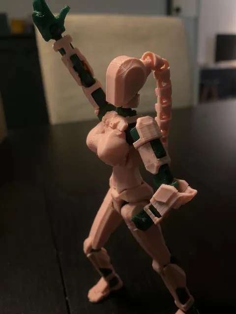 Make of Cyborg body parts for Dummy 13 by Michel | Download free STL ...