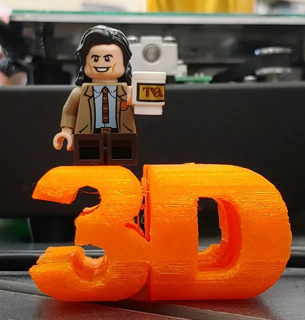 Make of 3D 3D Ambigram by Archie | Download free STL model | Printables.com