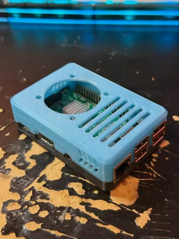Raspberry Pi 3B/+ case with fan by gcbenlloch | Download free STL model ...