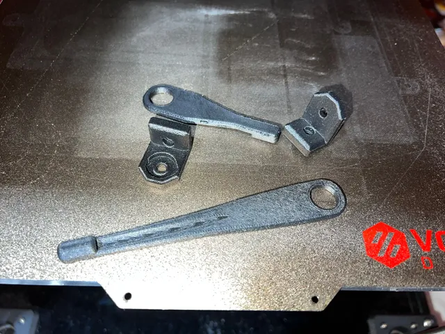 Voron Bowden ptfe tube guide arm and canbus cable support by Galvanic ...