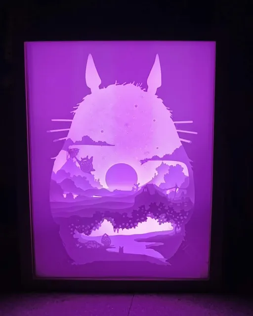 Make of totoro v3 lightbox by sumarus | Download free STL model ...