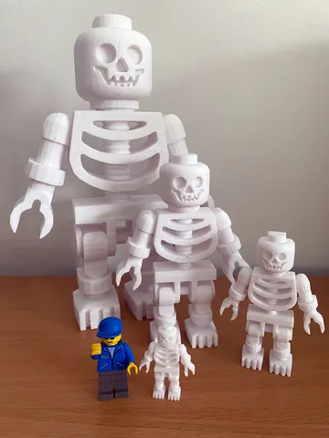 LEGO HALLOWEEN SKELETON by Mgr. Pavel Krist | Download free STL model ...