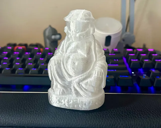 Make of Master Chief Buddha - Halo by tbkMAKER | Download free STL ...
