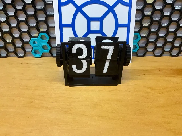 Split-flap counter - Fully printable by Thomas H 3D | Download free STL ...