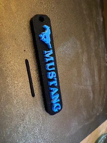 Mustang Keychain by Phooba | Download free STL model | Printables.com