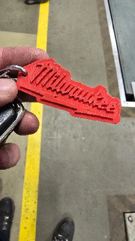 Milwaukee Keychain by Mare Praprotnik | Download free STL model ...