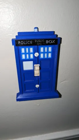 Tardis light switch by Xanth | Download free STL model | Printables.com