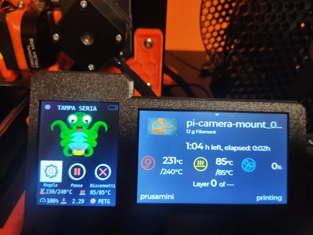 Prusa Mini Display Box with HyperPixel 4 touch screen (remix) by Misha ...
