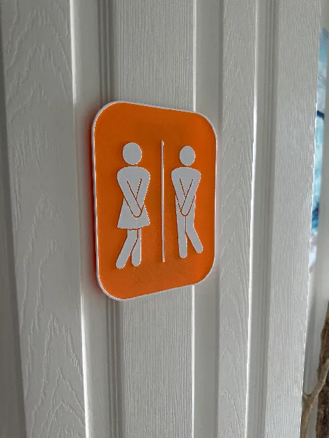 Make of Toilet sign by LordGnu | Download free STL model | Printables.com