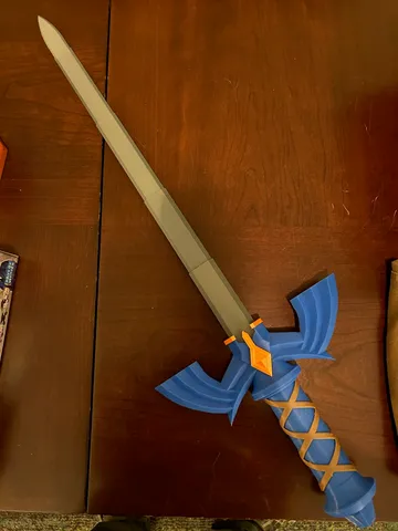 Telescoping Master Sword with replaceable blade by GeoPrints13 ...