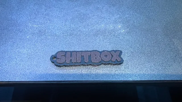 Shitbox - Keychain by Cupo | Download free STL model | Printables.com