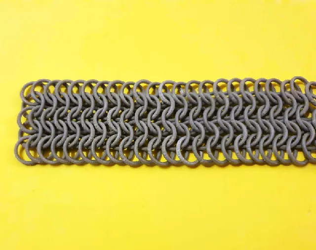 Make of European 6 in 1 weave Chainmail by Chainmail Weaves | Download ...