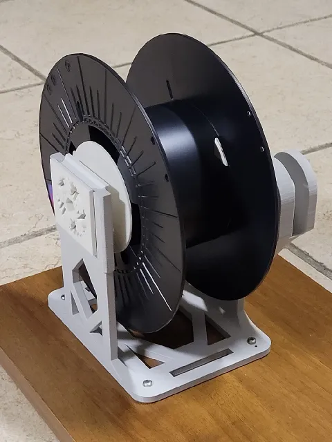 Make of MUCH Improved Spool Winder - Helical Gears by giufini ...