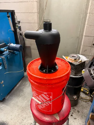 Cyclone Vacuum Dust Separator. Version 4.1 (1 to 1-1/2" hose) by ...