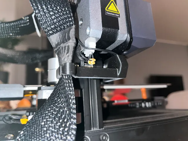 Ender 3 S1 X motor cable guide by Piketooth | Download free STL model ...