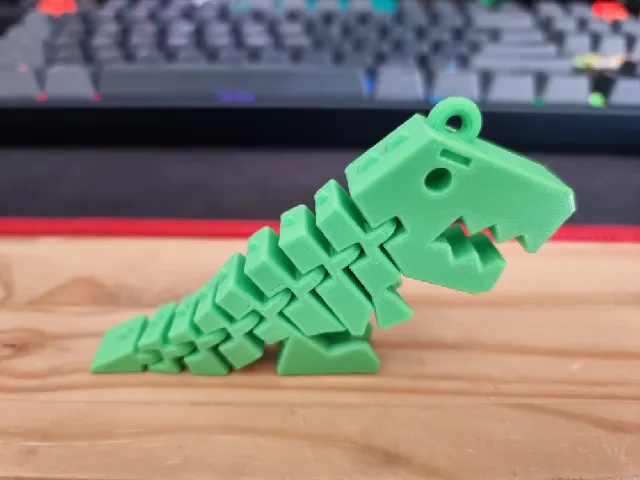 Make of Flexi Rex keychain by AstonJay | Download free STL model ...