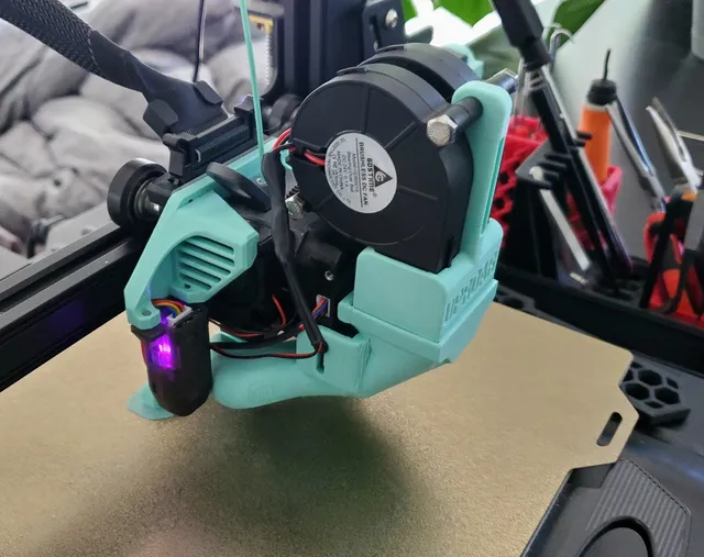 Make of X45 Sprite CR Touch Probe Zero Y-Offset Mount v1.1 (Ender-3 S1 ...