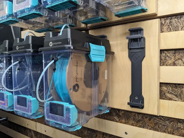 PolyDryer Wall Mount by Polymaker | Download free STL model ...
