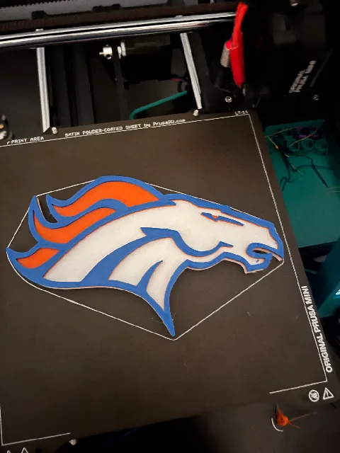 Make of Denver Broncos Magnet by Brandon Peters | Download free STL model | Printables.com