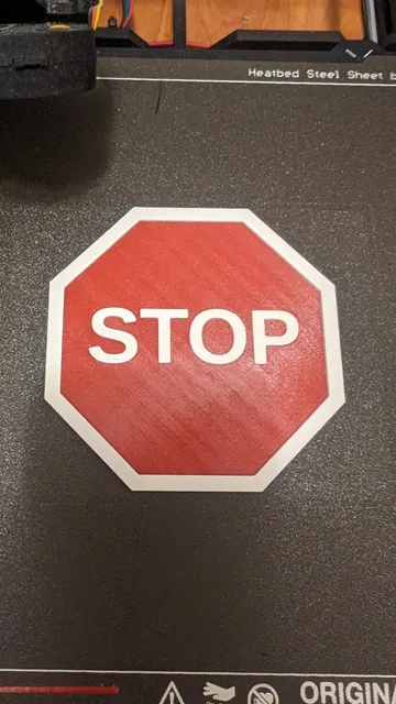 Make of Customizable Warning Sign (OpenSCAD) by NMR_Scientist ...
